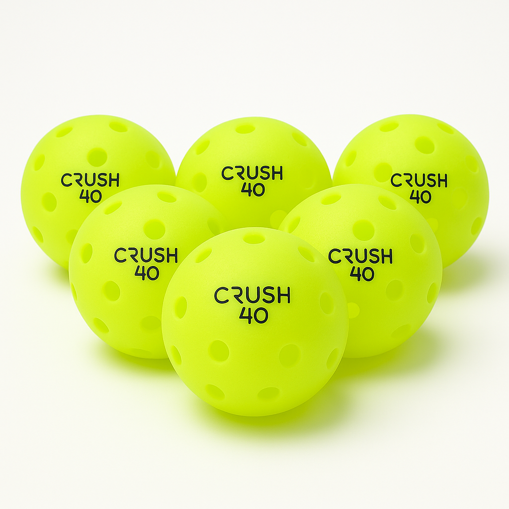 High Quality CRUSH 40 Balls w/ Bag 6 pack – CRUSH Sports, LLC