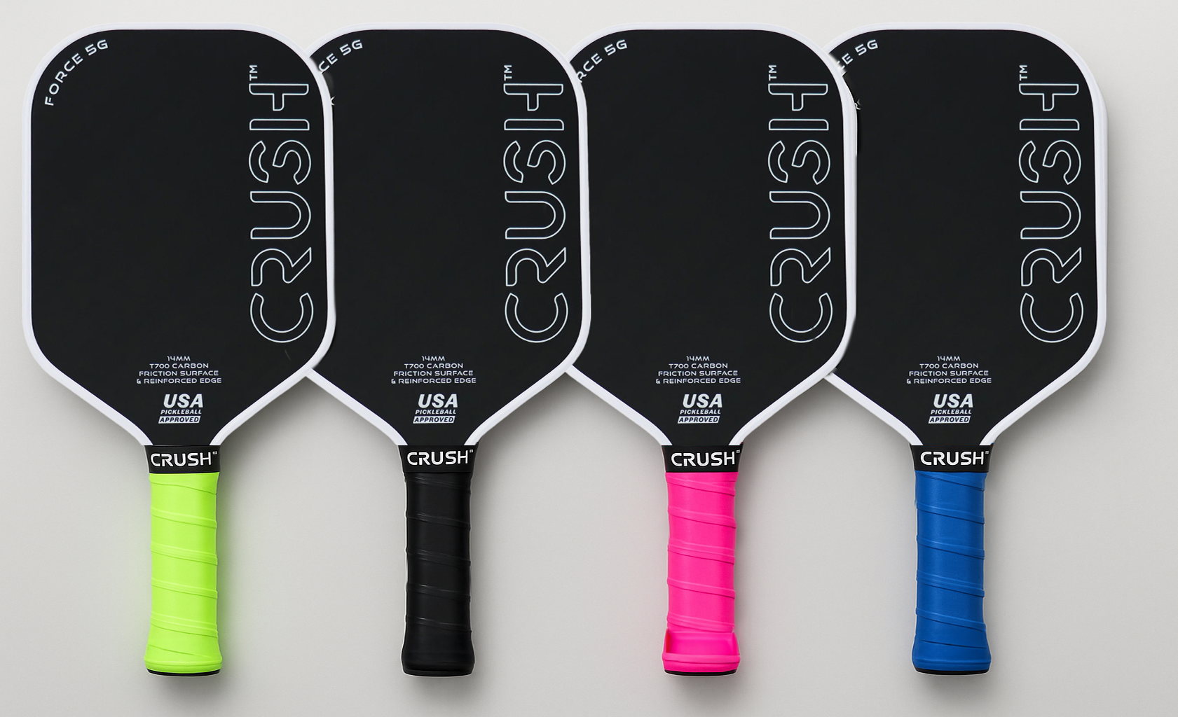 Crush Paddle Overgrips (dry & tacky) – CRUSH Sports, LLC