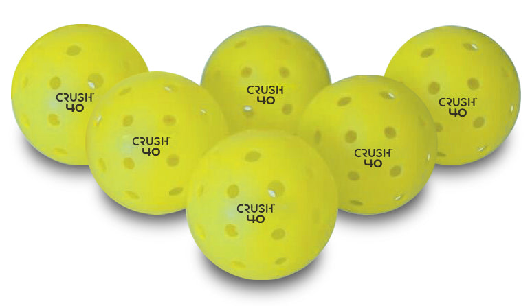 High Quality CRUSH 40 Balls w/ Bag 6 pack – CRUSH Sports, LLC